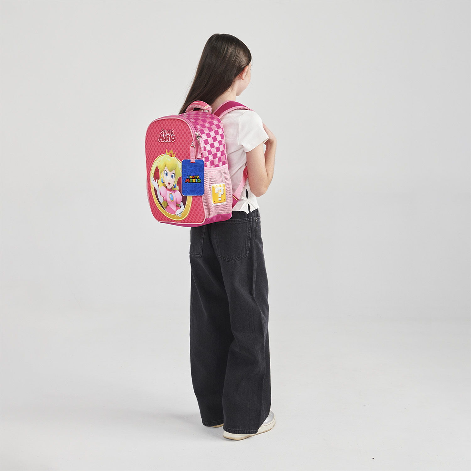 MB70182-P Mochila Rosa para niña Princesa Peach Mario Bros Chenson Barb