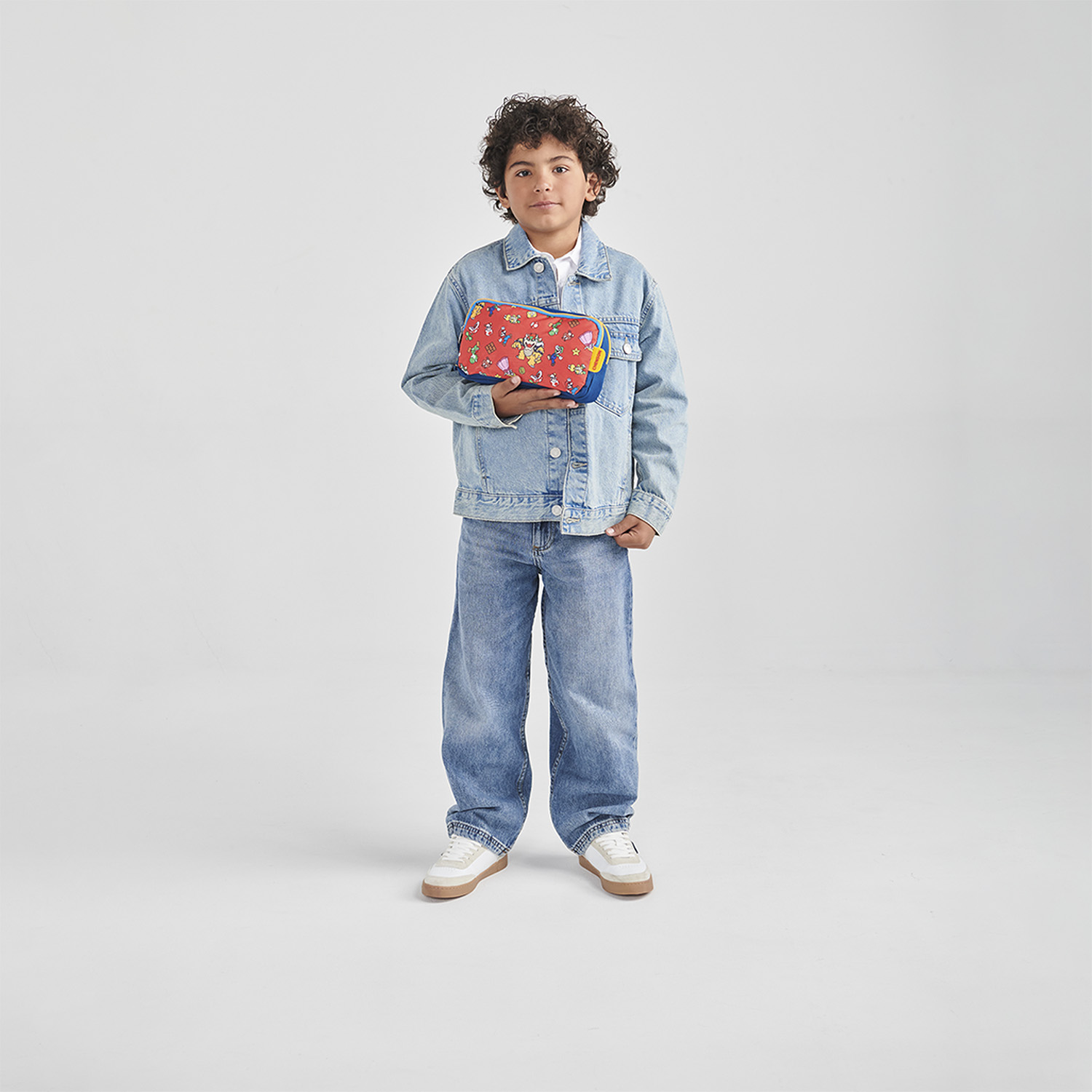 MB70522-9 Lapicera Azul Super Mario Para Niño Mario Bros Chenson Palac